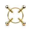 Surgical Steel Non-Piercing Adjustable Nipple Ring Clamp & 4 Screws ...